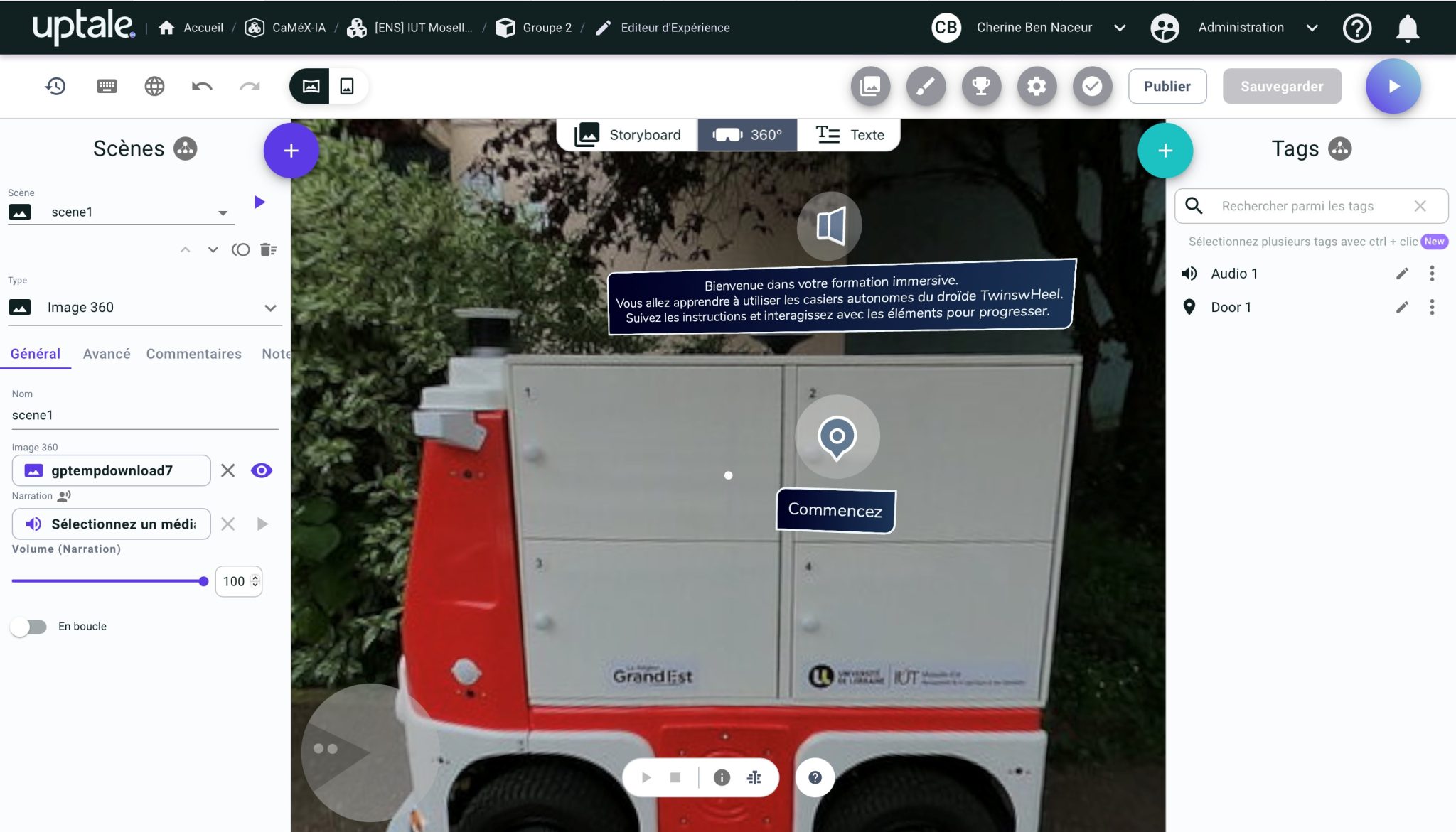 Conception d’un module de formation immersive à l’utilisation des ...